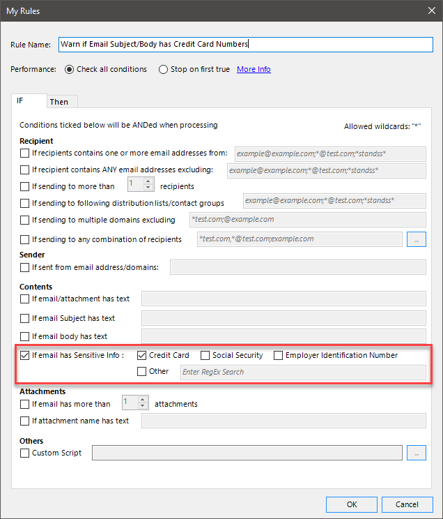 Warn Users Before Sending out Credit Card info in Emails - MS Outlook ...